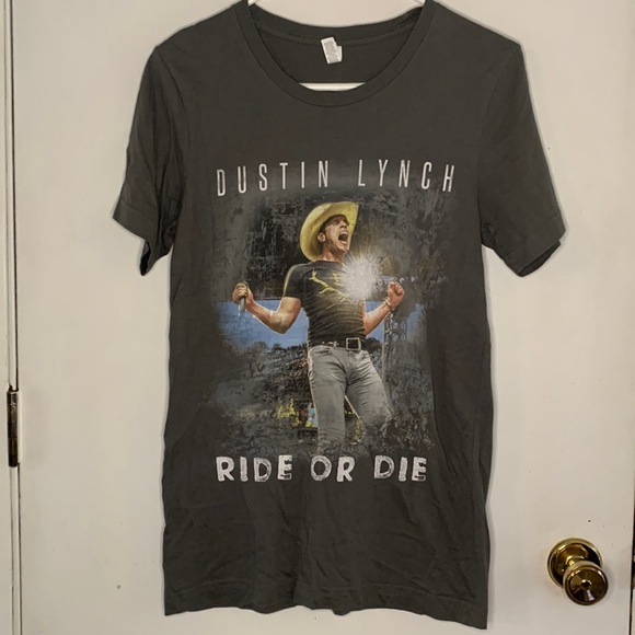 Bella Canvas | Tops | Dustin Lynch 27 Ride Or Die T Concert Tour Tshirt ...
